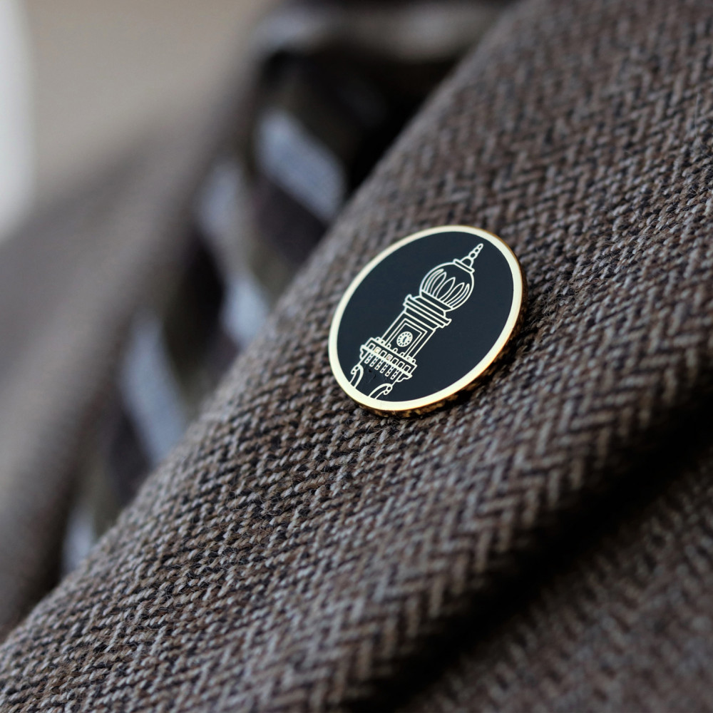 Clock Tower Lapel Pin